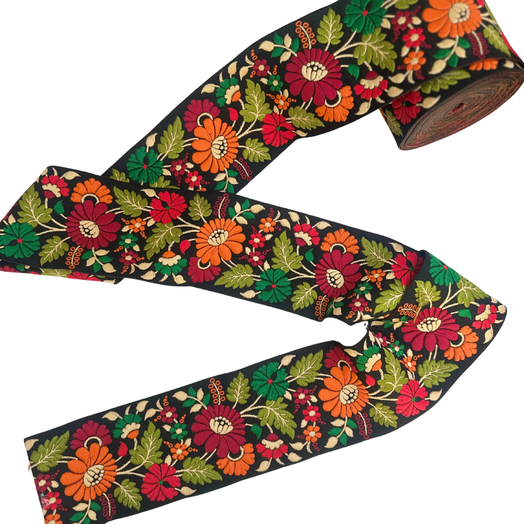 Banda Tesuta Model Floral- 10cm - Fashion MIR